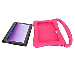 DAUERHAFT 7in Kids Tablet, 1024x600 110-240V Toddler Tablet 2GB 32GB with Protective Cover for Entertainment for Android 10 (US Plug)