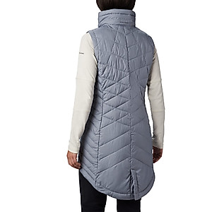 Columbia Women's Heavenly Long Vest, Trade Winds Grey, Small