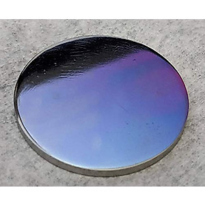 Tungsten (W) 30.68mm Metal Disc - Polished - One Troy Ounce