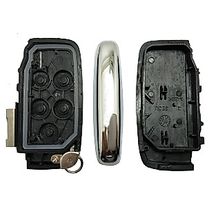 Replacement Smart Car Key Fob Case Cover fit for Range Rover Key Fob Shell Entry Keyless Remote Control Key Housing