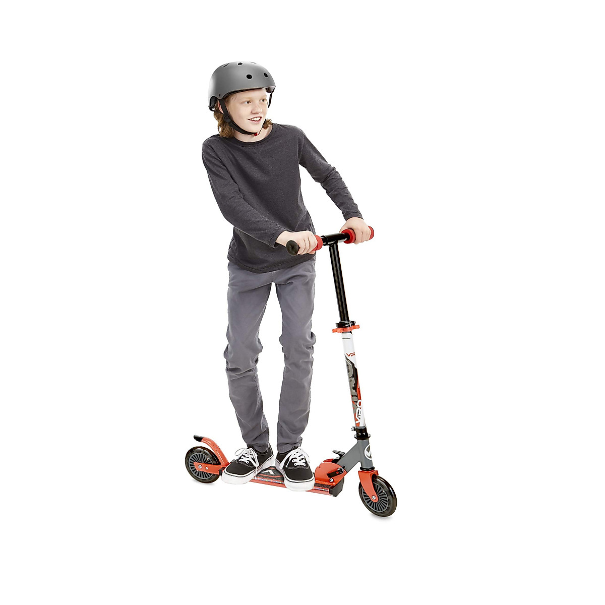 VIRO Rides VR 200 Glow-Rider Kick Scooter with Over 50 LED Lights Built Into The Deck, Multicolor