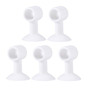 COHEALI 5pcs Rubber Door Knob Bumper Door Wall Protector Silicone Door Stop Car Door Protector Rubber Door Stopper Door Bumpers Miniture Decoration Mini Decor Door Trim Protection White
