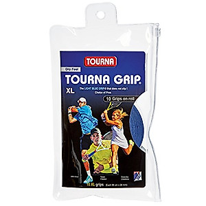 Tourna Grip XL Original Dry Feel Tennis Grip 10 Pack