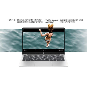 HP 2023 14 inch FHD Laptop, Anti-Glare IPS Display, 13th Gen Intel i7-1355U Processor, 12GB RAM 1TB PCIe SSD, Backlit Keyboard, True Vision HD Webcam, WiFi 6, Bluetooth, Windows 11 Home, Silver