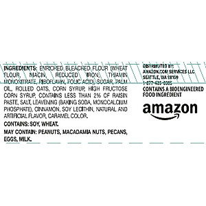 Amazon Brand - Happy Belly Old Fashioned Oatmeal Cookies, 12 ounce (Pack of 1)