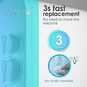 Waterdrop G3 Replacement Filter 1-Year Combo, Pack of 2 WD-G3-CF Filters and 1 WD-G3-CB Filter, Replacement for WD-G3-W, WD-G3P600 and WD-G3P800-W Reverse Osmosis System, New Logo Design