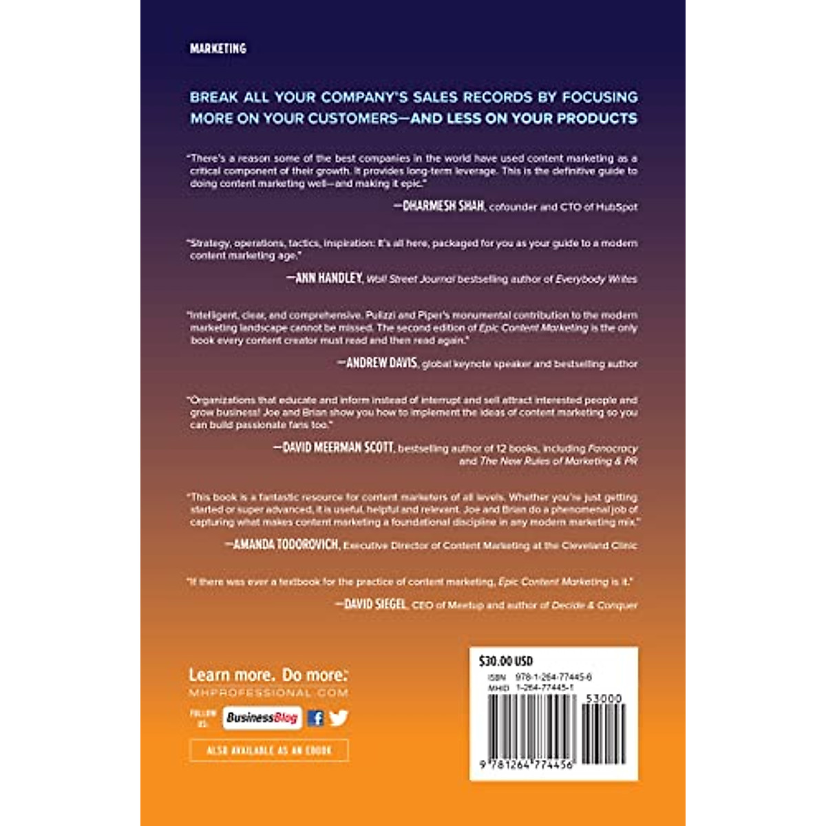 Epic Content Marketing, Second Edition: Break through the Clutter with a Different Story, Get the Most Out of Your Content, and Build a Community in Web3