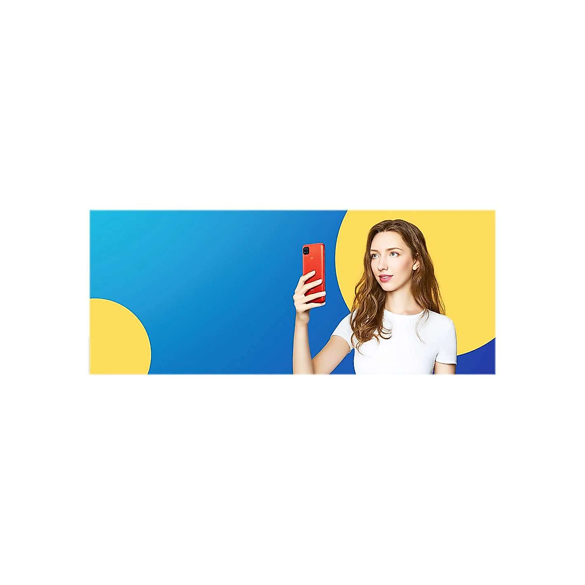 Xiaomi Redmi 9C Smartphone, 2 GB + 32 GB, 6.53" HD+ Dot Drop Display 5000mAh (typ), 13 MP, con AI Face Unlock, Tripla Fotocamera, Arancione (Sunrise Orange)