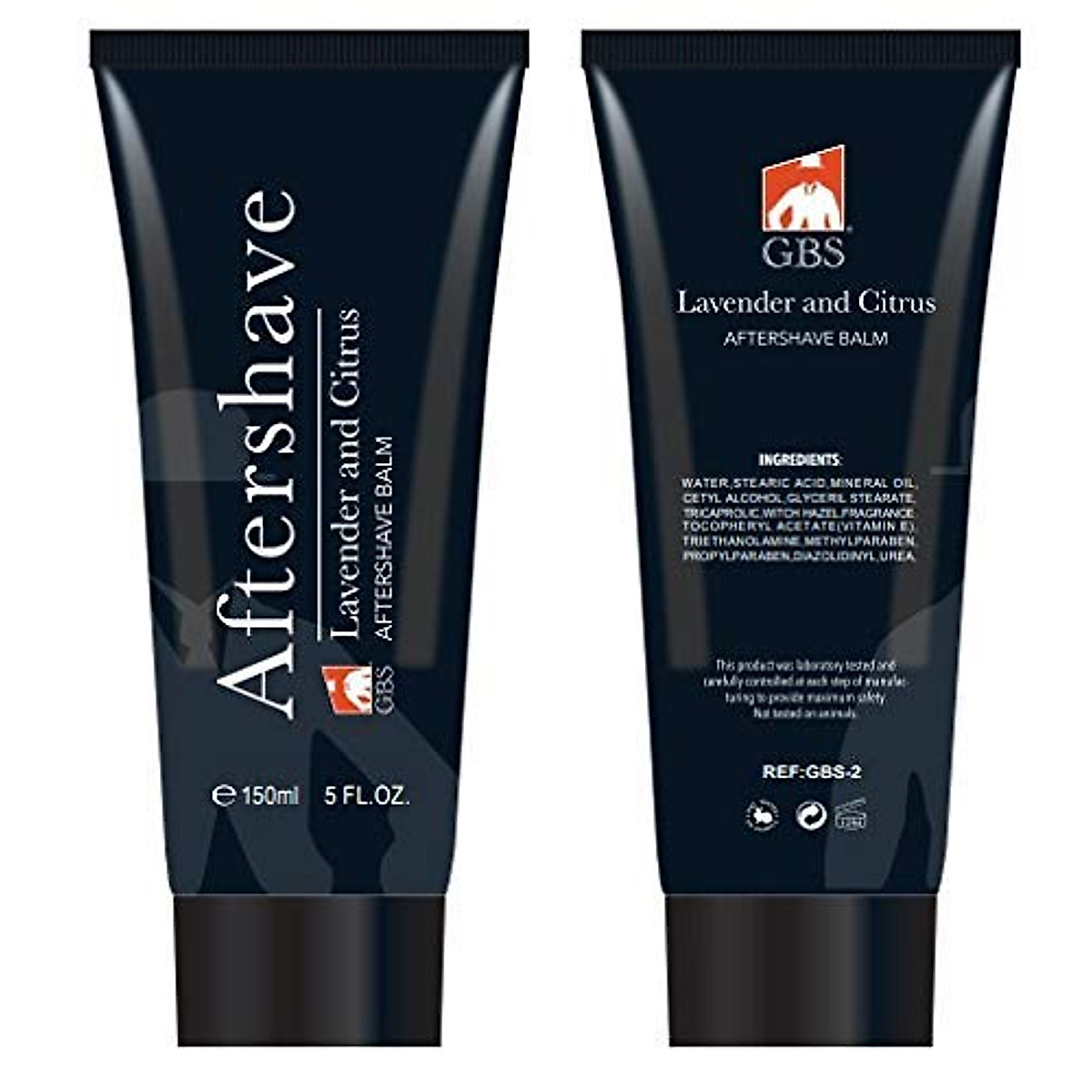 G.B.S After Shave Balm Set of 2 Lavender/Citrus and Sandalwood 5-Ounces Post Shave Balm