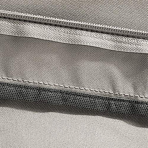 Classic Accessories Ravenna Water-Resistant 23 x 23 x 5 Inch Square Outdoor Seat Cushion Slip Cover, Patio Furniture Chair Cushion Cover, Mushroom, Patio Furniture Cushion Covers