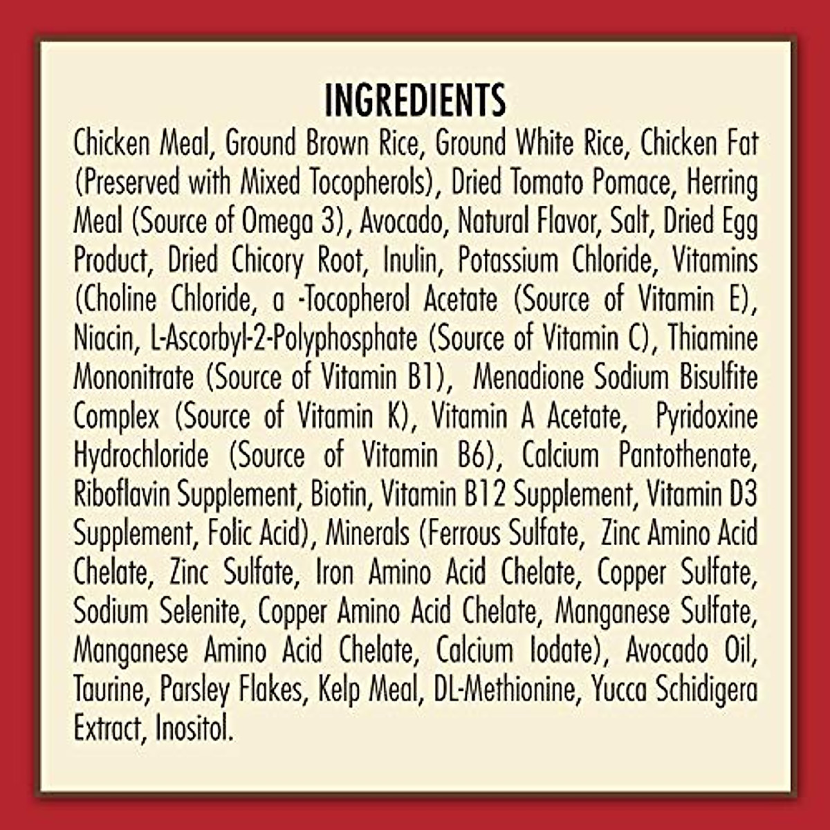 Avoderm Natural Chicken & Herring Meal Formula Dry Cat Food, 6-Pound