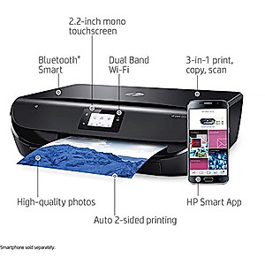 HP ENVY 5055 Wireless All-in-One Color Photo Printer, HP Instant Ink, Works with Alexa (M2U85A)
