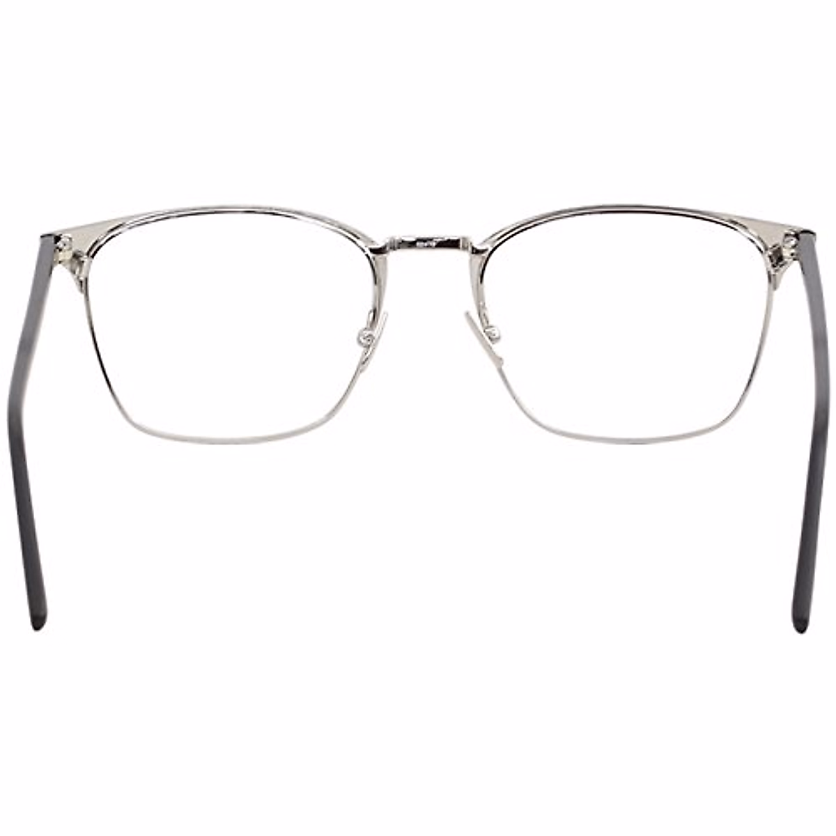 Saint Laurent SL 224 002 Black Silver Metal Square Eyeglasses 52mm