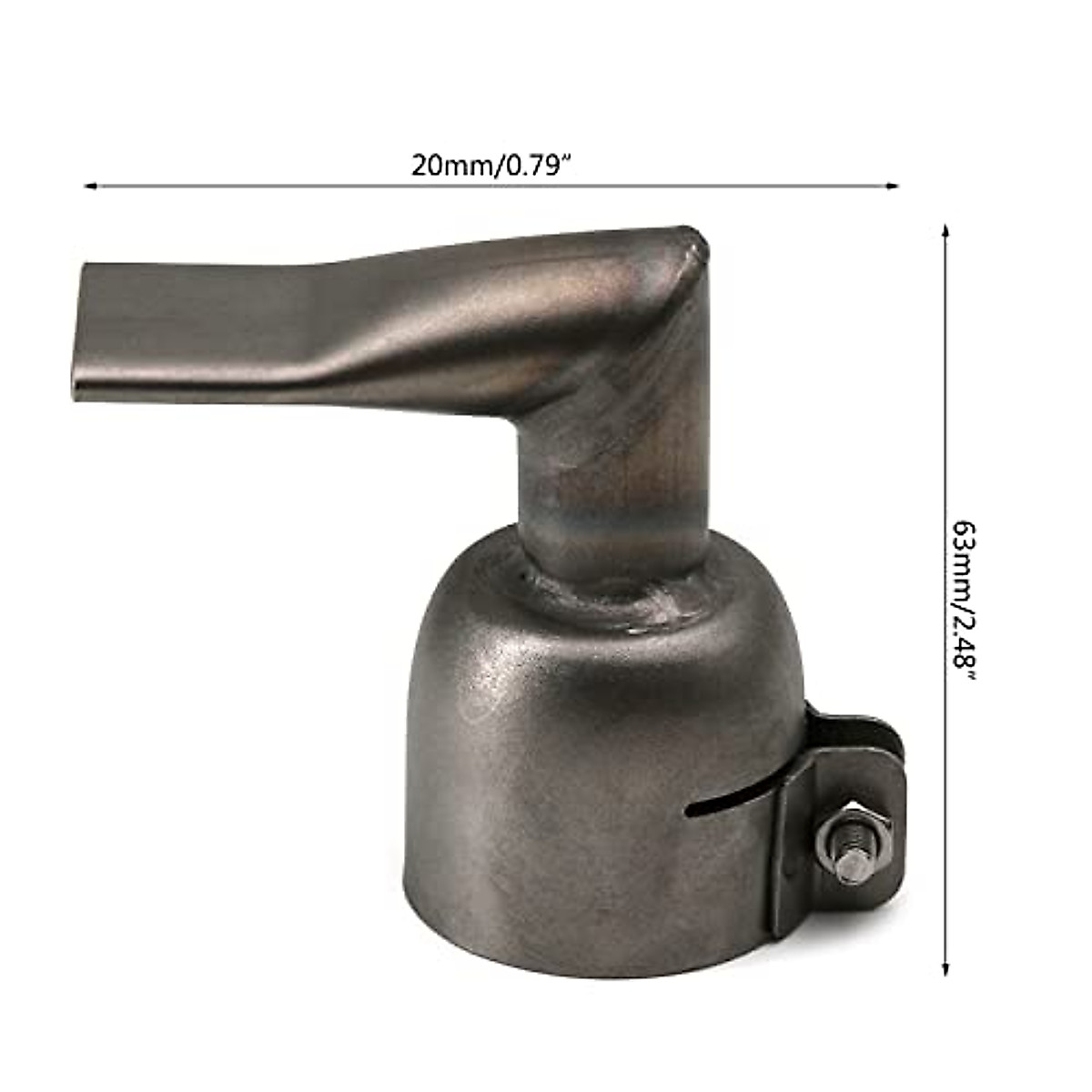 20mm 90 Degree Angled Nozzle For HLTE Hot Air Guns Nozzle Hot Air Welding Torches Welding Tip Accessories hot air guns tip