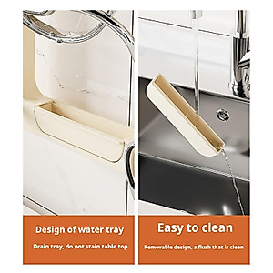 Pot Lid Holder,Suction cup Pot Lid Holder for Cabinet,No Drilling Adhesive Door Wall Mount Cabinet Organizer,Upgrade Multifunctional Pot Lid Organizer for Stovetop Spoon Rest Pot Lids Holder (Beige)