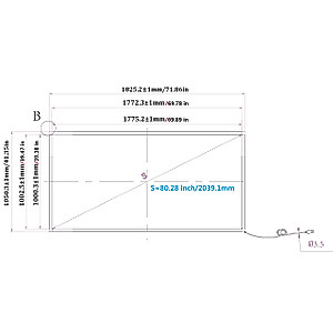 Deyowo 80 Inch Interactive 10 Points Infrared IR Touch Screen Overlay Frame Free Driver