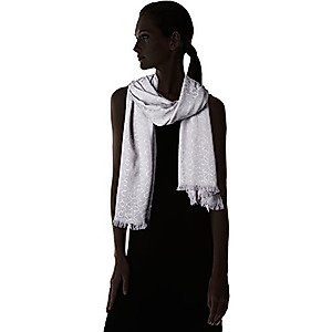 Calvin Klein Women's Pashmina Scarf, grey heather, One Size