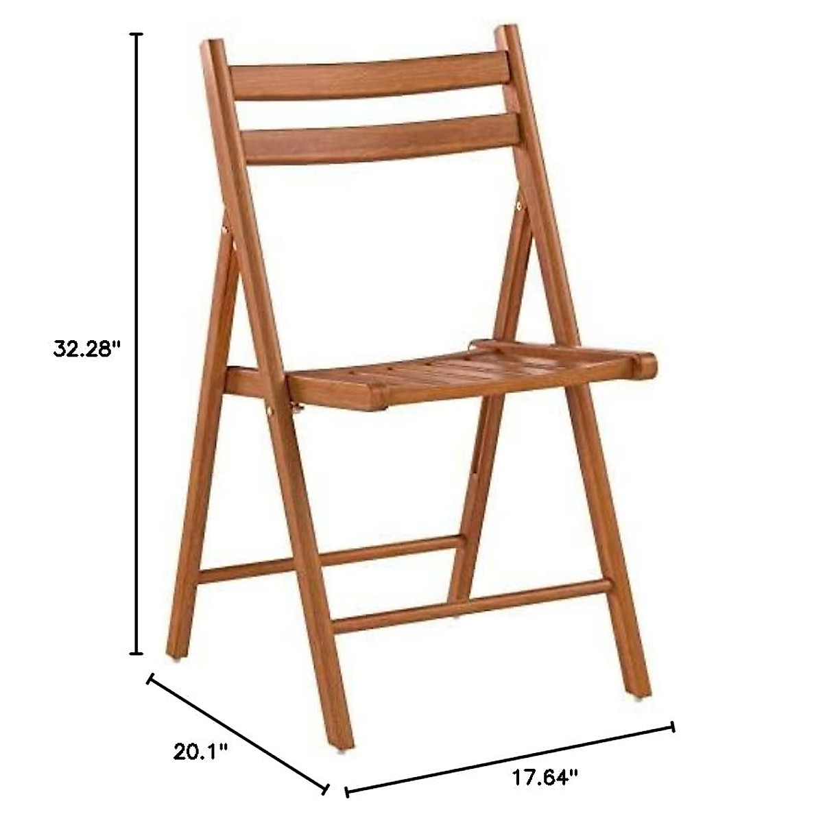 Winsome Robin 4-PC Folding Set Teak Chair