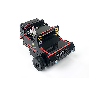 BUDDLETS-Bot Robot Toy Kit for Kids Ages 8-12 - STEM Coding Robotic Toy Car for Beginners - Engineering DIY Building Kit with Voice, Coding & App Controlled Robot (Black)