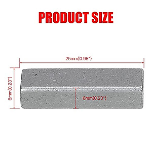 GREHUA 6" Mechanical Brake Disc 1" Bore 1/4" Keyway for Manco 9598 9597 Airheart MB-1 Yerf-Dog Carter ASW Buggies Bristers Go Kart Predator 212cc 196cc 6.5hp GX160 Carter Drift Trike Cart Parts Rotor