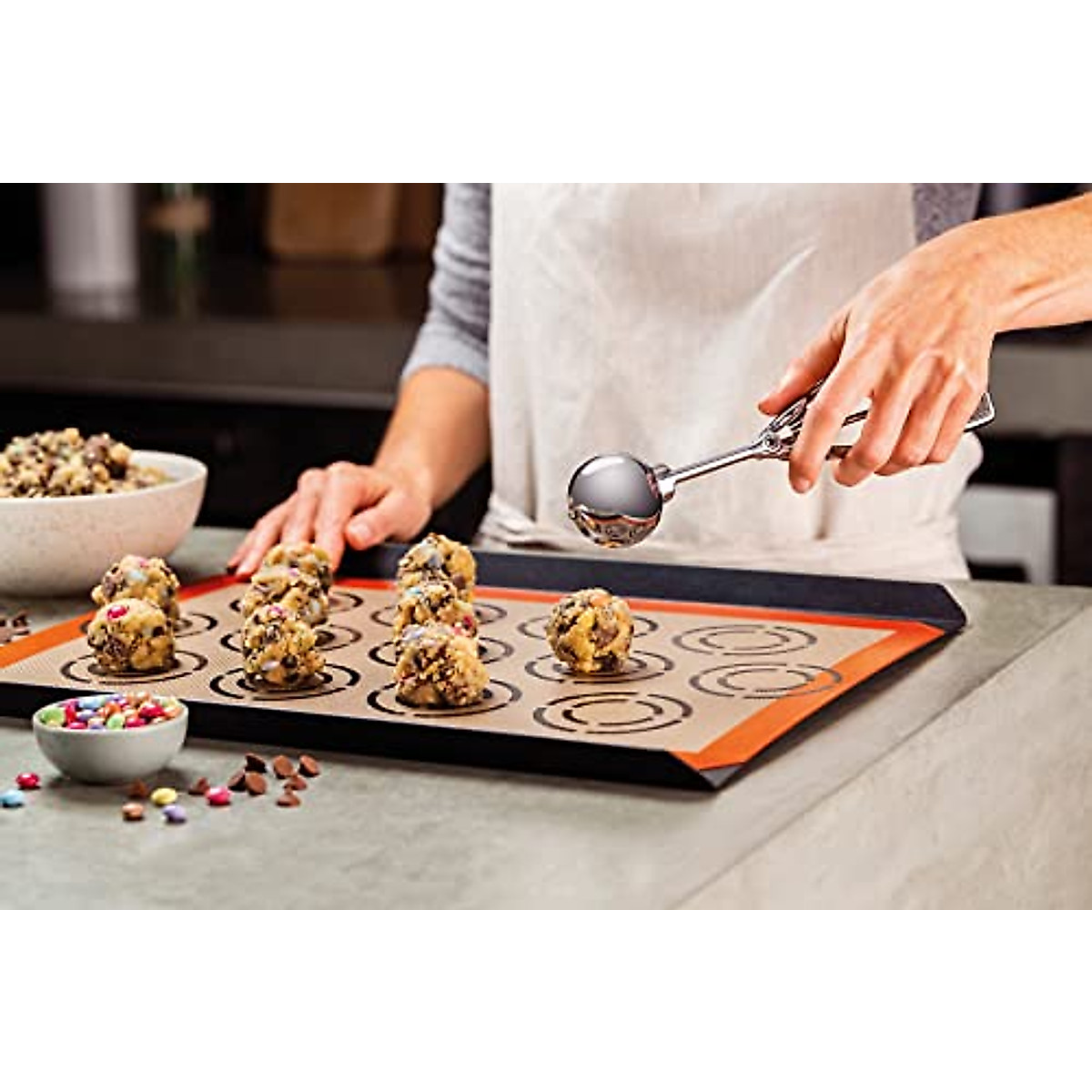 Silpat The Original Perfect Cookie Non-Stick Silicone Baking Mat, 11-5/8" x 16-1/2"