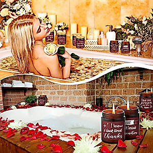 6 Pcs Nurse Appreciation Gifts Best Nurse Ever Gifts Nurses Week Gifts School Nurse Graduation Gifts Nurse Practitioner Gifts 7oz Scented Jar Candles Natural Mineral Wax Scented Candles (Nurse Style)