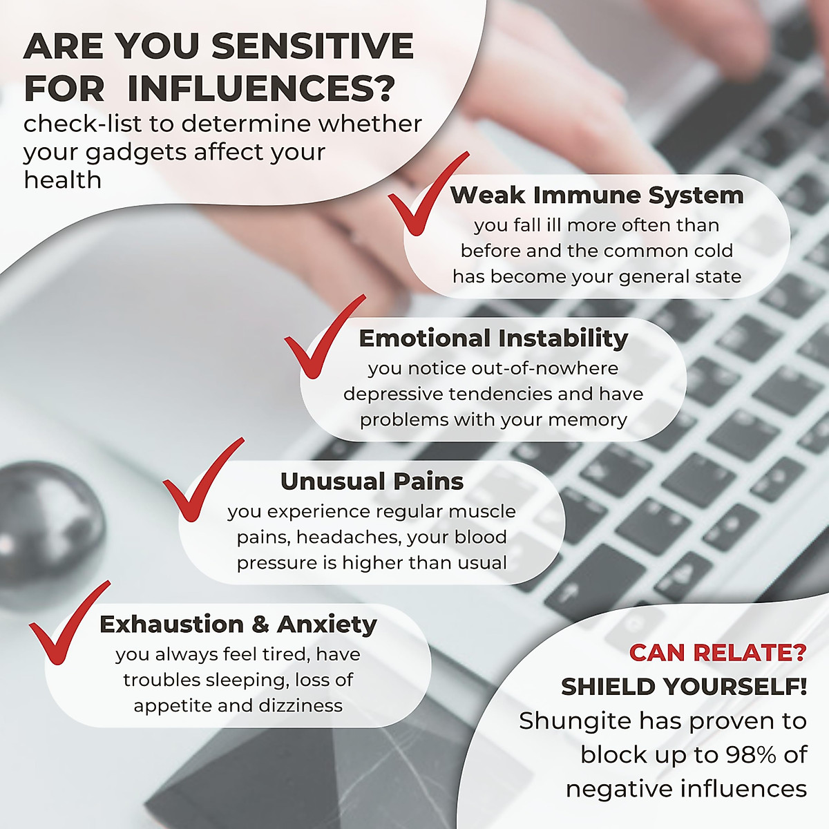 Karelian Heritage Shungite Drop Minimalist Pendant | Natural Amulet Black Crystal Pendant Elegant Jewelry | Defender Shield Protection Necklace Stone | Chakra Healing Crystal Necklace Meditation PE02