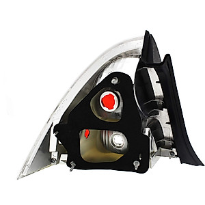 Evan Fischer Tail Light Lens and Housing Compatible with 2006-2009 Ford Fusion - CAPA Passenger Side