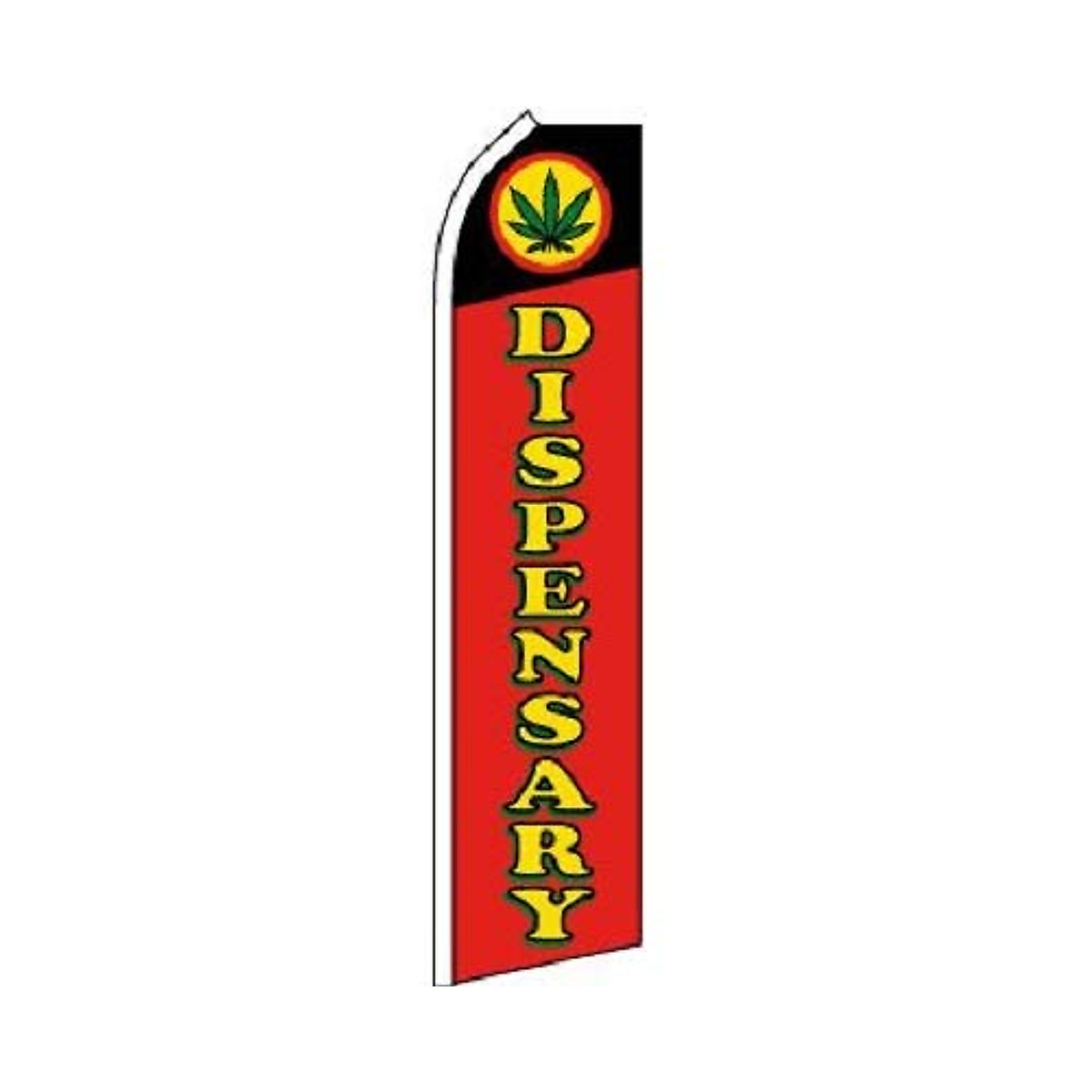 Dispensary SWOOPER Flag (Mount and Poles are Not Included)