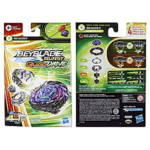 BEYBLADE Burst QuadDrive Roar Balkesh B7 Spinning Top Starter Pack - Defense/Stamina Type Battling Game with Launcher, Toy for Kids