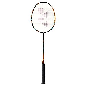 YONEX Astrox 88d Play Graphite Strung Badminton Racket with Full Racket Cover (Camel Gold) | for Intermediate Players | 83 Grams | Maximum String Tension - 28lbs