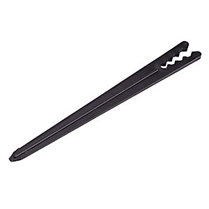 Raindrip 381025B 1/8-Inch - 1/4-Inch Heavy-Duty Tubing Support Stake for Drip Irrigation Supply Tubing and Drip Systems, 6-Inch Long, Plastic, 25-Pack, Black