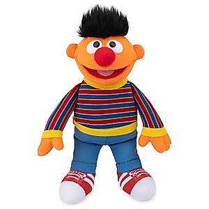 GUND Sesame Street Official Ernie Muppet Plush, Premium Plush Toy for Ages 1 & Up, Orange, 13.5”