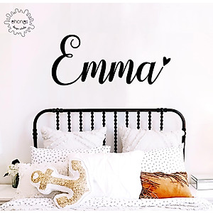 Girls Name wall Decal/Custom name sticker/Personalized Wall Decal/Nursery Baby Name Decal/kids name sticker