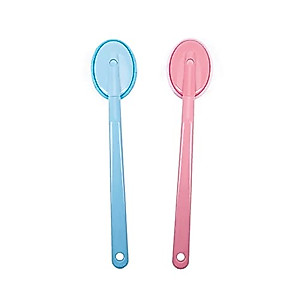 INGVY Dry Brushing Body Brush Back Rubs Massager Bath Brush Easy Lotion Applicator,Extra Long Handle