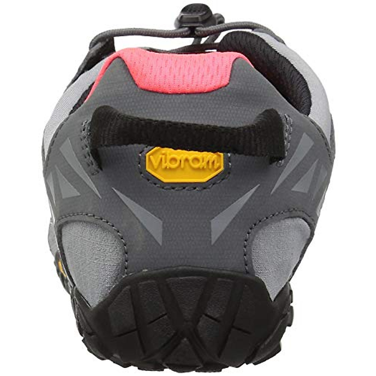 Vibram Women's V Trail Runner, Grey/Black/Orange, 6-6.5