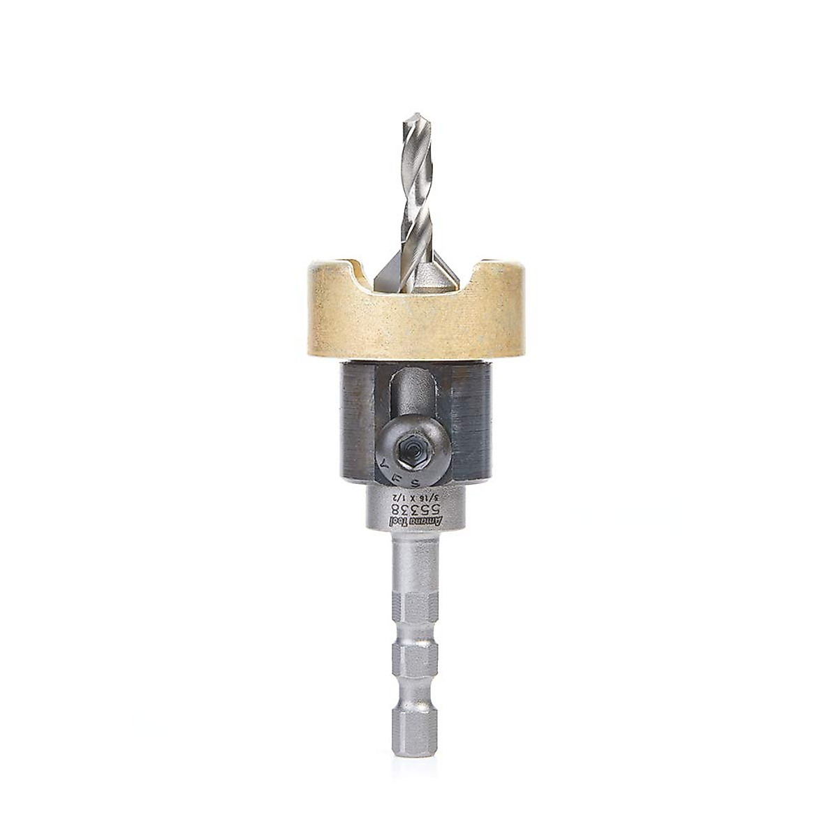 Amana Tool - 55338 Carbide Tipped 82° Countersink with Adjustable Depth Stop