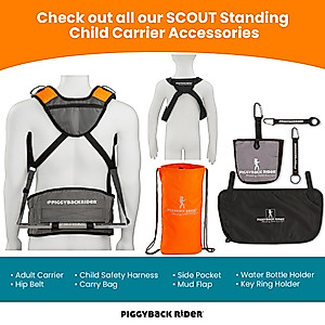 Piggyback Rider Child Safety Harness - Spare or Replacement for Standing Child Carrier Kids Safety Harness - Unisex Safety Harness for Kids - Fits 2 to 4 Years Old - for Travel, Events & More