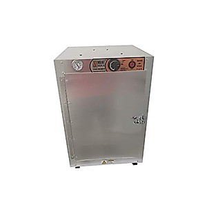 HeatMax 16x16x24 Small Hot Box Food Warmer with an Interior usable shelf space of 13 x 15.5 inch. Countertop Pizza, Patty, Pastry, Empanada, Concession Hot Food Holding Case