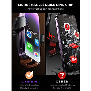 LISEN for Car Cup Holder Phone Holder Mount, Universal Car Cup Phone Holders for Your Car Adjustable Cell Phone Holder Car Accessories for iPhone Samsung 23 Google All Smartphones 4-7 inches