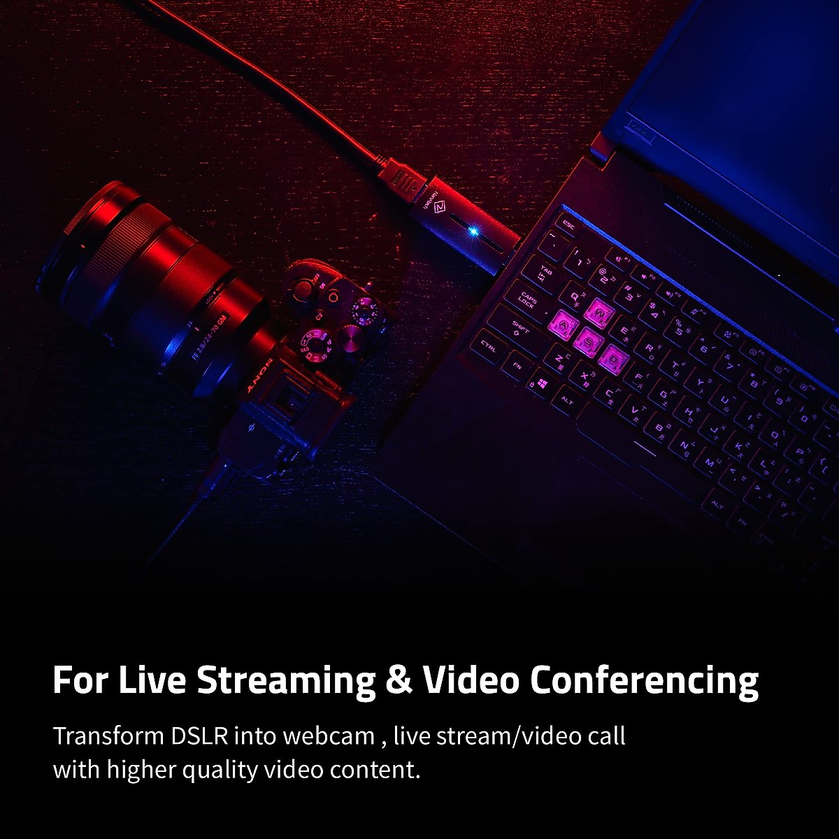 Narvitech NS120, External Capture Card. 120 FPS Capture, Stream and Record in 4K30 or 1080P120 with Ultra-Low Latency on PS5, PS4, Xbox Series X/S, Switch, in OBS and More, on PC and Mac.