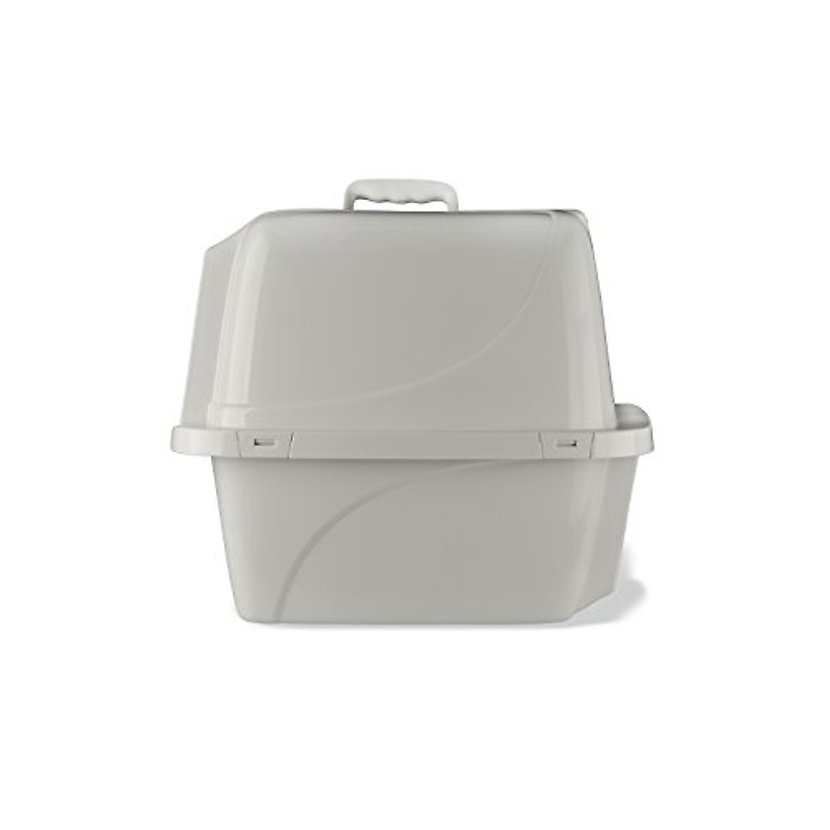Van Ness Pets Odor Control Large Enclosed Cat Litter Box, Hooded, Pearl, CP6