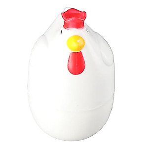 Microwave Egg Boiler,Chicken Shaped Microwave Egg Steamer Cooker Boiler Steamer Gadgets Cook Soft and Hard Boiled Egg Kitchen Tool