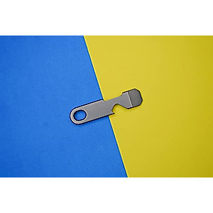 QuickPry Bottle Opener Mini Everyday Carry Pry Bar Tool, For Camping, Cleaning, And Simple Everyday Tasks, Keychain Carry Tool