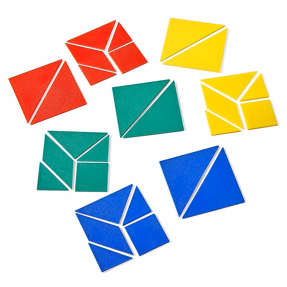 ETA hand2mind Small Plastic Tangrams, Set of 4