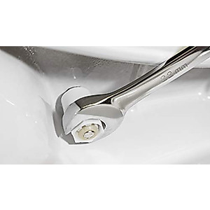 Centoco Elongated Toilet Seat, Lock In Place, Fast-N-Lock Mounting, Open Front With Cover, Commercial, Plastic, Made in the USA, 820STSFE-001, White