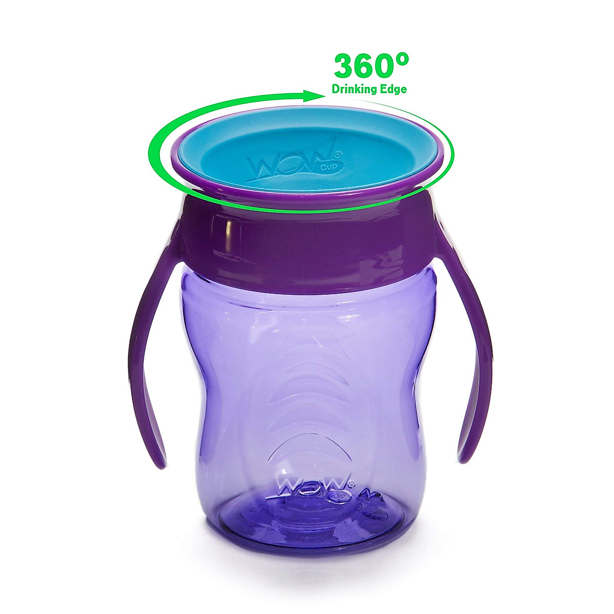 Wow Cup for Baby 360 Trainer Sippy Cup, Purple, 7 oz / 207 ml