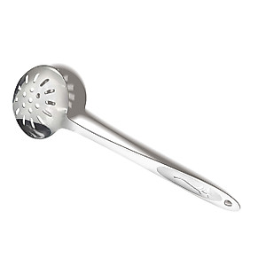 KISEER Soup Ladle, Stainless Steel Sauce Ladle for Home Kitchen or Restaurant, 11 Inch, Set of 2 - Ladle/Strainer Ladle