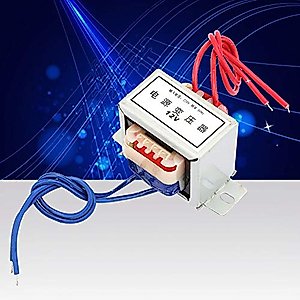 EI Power Transformer Stable Single Power Transformer Vacuum Impregnated Insulation Varnish Nylon Core for Electronic