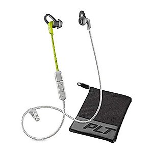 Plantronics BackBeat FIT 305 Sweatproof Sport Earbuds, Wireless Headphones (Green) (Renewed)